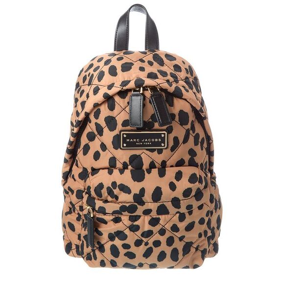 Marc Jacobs | Bags | Marc Jacobs Mini Cheetah Quilted Backpack Black ...